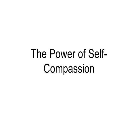 Self-Compassion | PPTX
