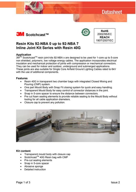 3M Scotchcast Resin - No. 4 Epoxy Resin | PDF