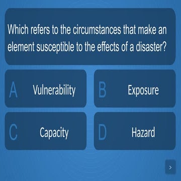 Understanding Vulnerability, Exposure, Capacity, and Hazard in Disaster ...