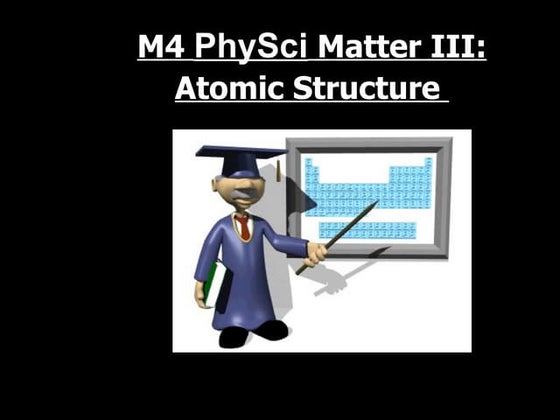 Atomic Structure- Lesson for Grade 7 students | PPTX | Chemistry | Science