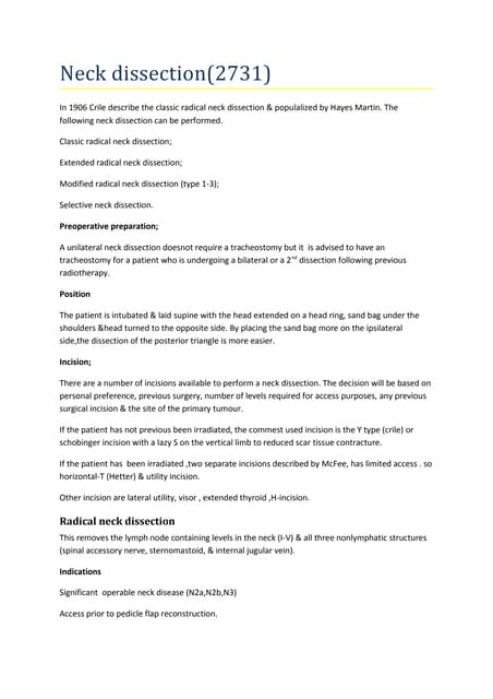 Neck incisions.pptx | Thyroid Disorders | Endocrine and Metabolic Diseases