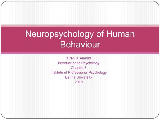 Central Nervous System | PPT