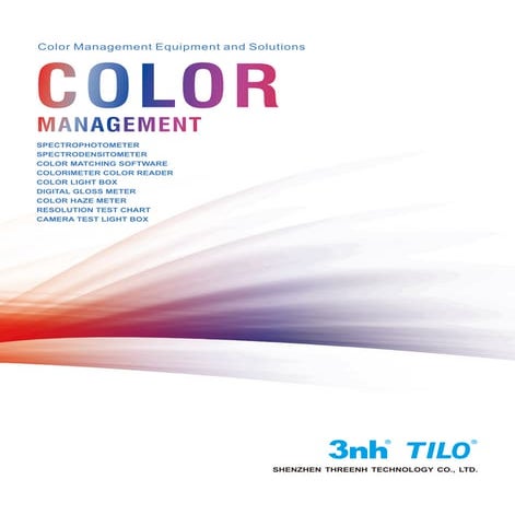 3nh Product CATALOGUE--Color Measurement Instruments Manufacturer | PDF