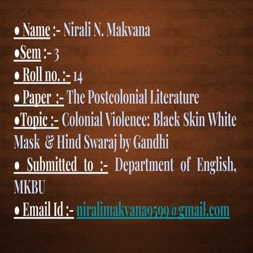 The Postcolonial Literature | PDF