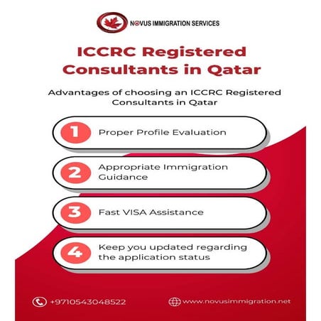 Best ICCRC Registered Consultants in Qatar | Novus Immigration | PDF