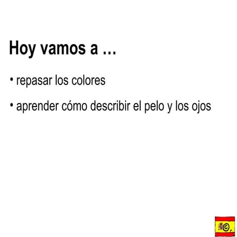 Ojos y_pelo_lesson | PPT