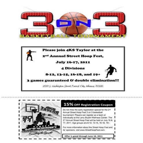 3on3 Tournament | PDF
