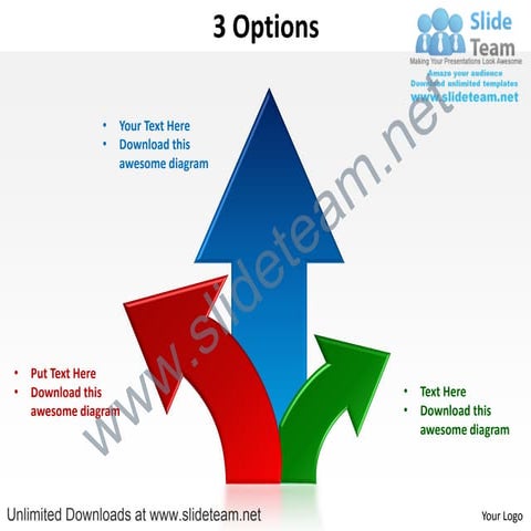 3 options powerpoint slides presentation diagrams templates | PPT