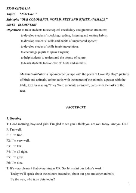 the rainbow animals reading exercise.pptx