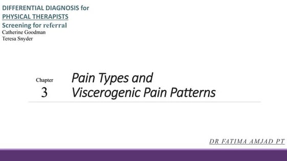 Mnemonic for characteristics of pain | DOCX