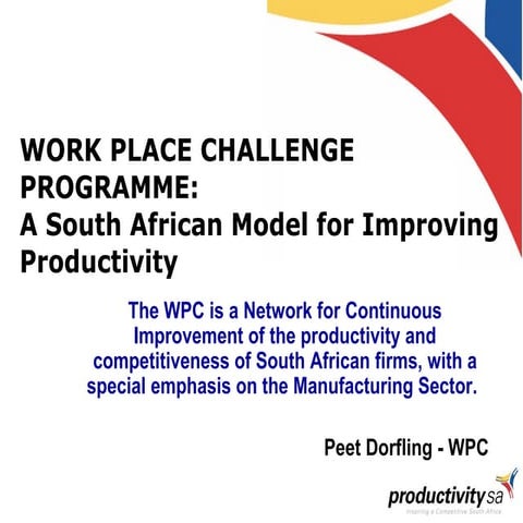 Productivity SA | PPT | Business Administration | Business