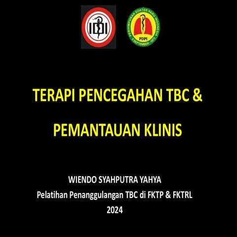 Tatalaksana Pemberian Terapi Pencegahan TPT TB. Pdf | PDF