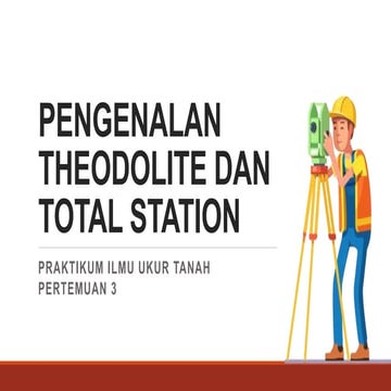 Pengenalan Bagian-Bagian Total Station TOPCON ES dan GM | PDF
