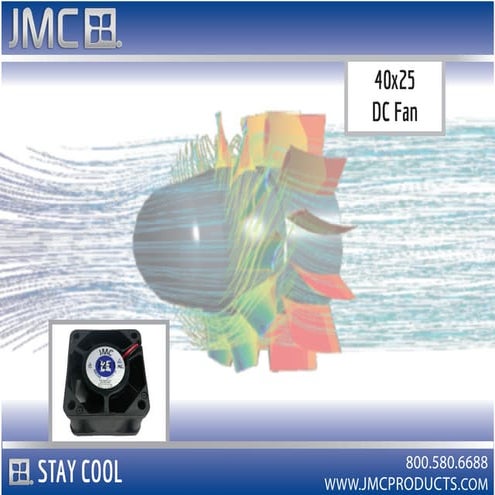 JMC 40x25mm DC Fan | PPT