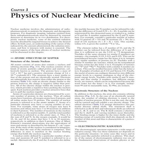 3 physics of nuclear medicine | PDF