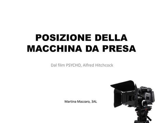 Ferro Inquadrature Film Ppt