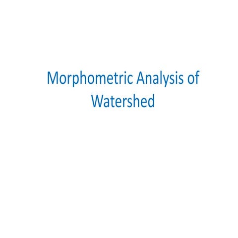 Practical Morphometric Analysis_watershed.pdf