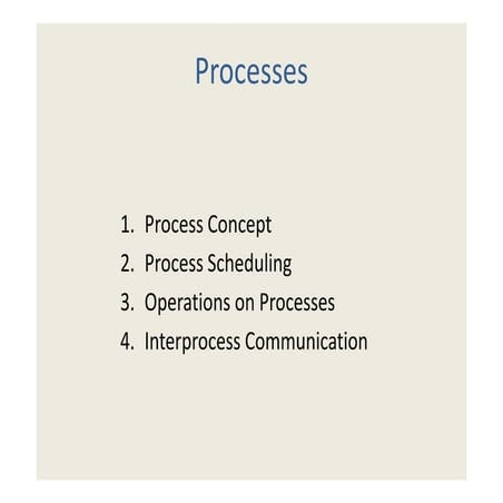3 process management | PPT