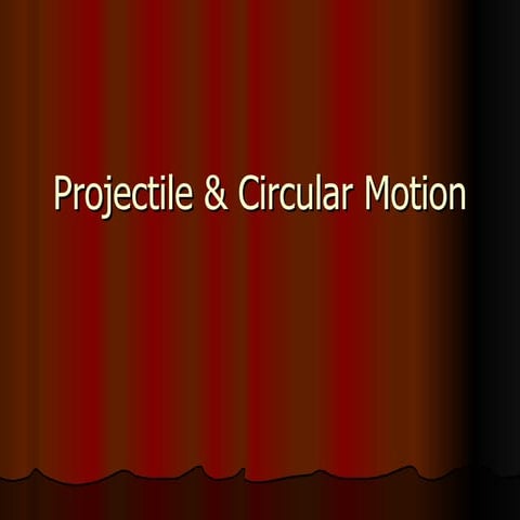 3 projectile & circular motion | PPT