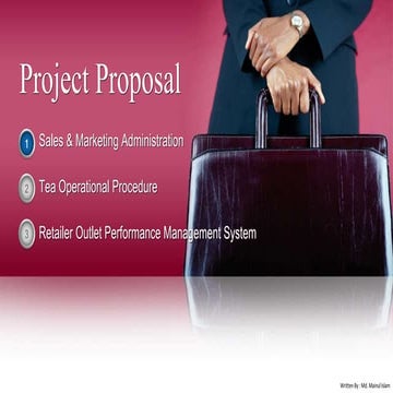 Project Proposal for Sales and Marketing Administration, Tea ...