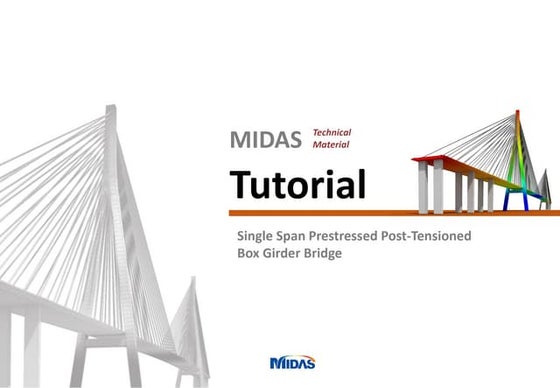 MIDAS CIVIL Tendon template for prestressing | PPT