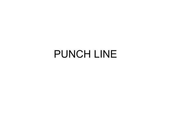 Punch lines | PPT