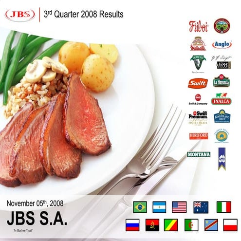 3Q08 Results Presentation | PDF | Business Administration | Business