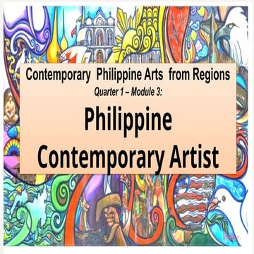 SHS12_CPAR_Q1_Mod4_Contemporary Philippine Arts from the Regions ...