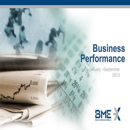 BME Business Performance Jan-Sep 2013 | PPT