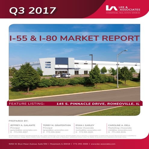 3Q2017 I55 and I80 Industrial Market Report | PDF