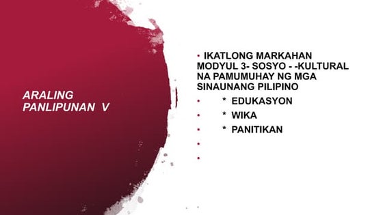 Pamayanan at Pamumuhay ng Sinaunang Pilipino.pptx