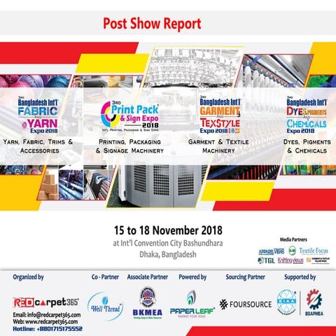 3rd Bangladesh Int’l Garment & Textile Machinery Expo 2018 - Dhaka ...