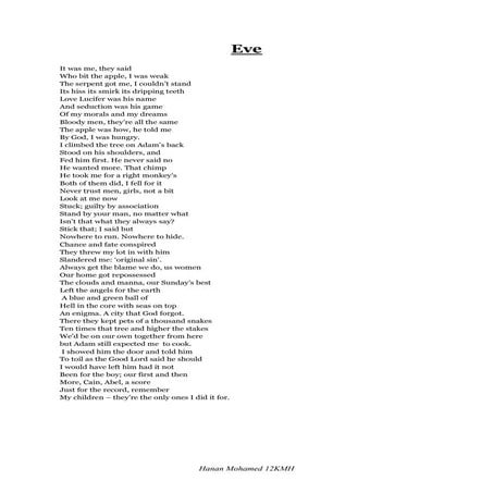 3rd draft eve commentary hanan | DOCX