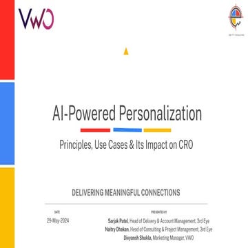 AI-Powered Personalization: Principles, Use Cases, and Its Impact on ...