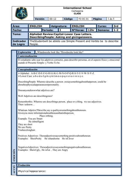 English workshop2nd | PDF