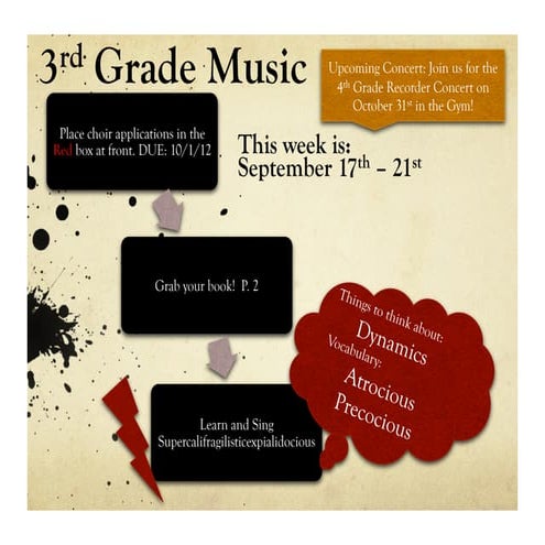3rd grade music | PDF