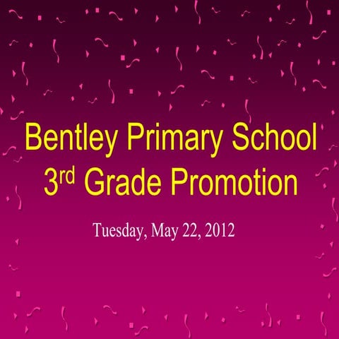 3rd grade promotion 12 | PPSX