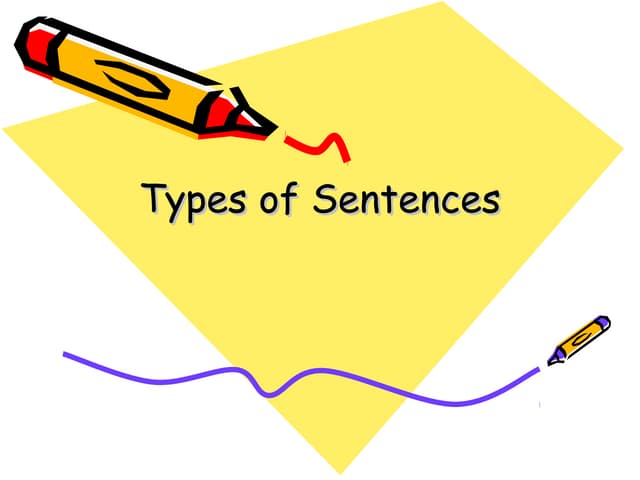 Four types-of-sentences | PPT
