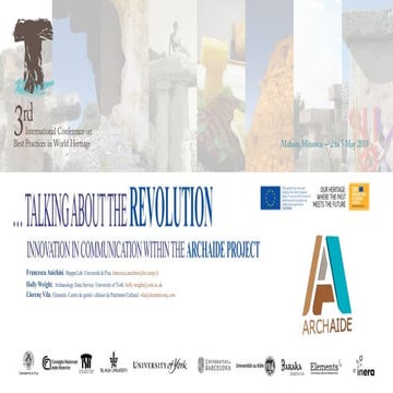 Talking about the revolution. Innovation in communication within the ...