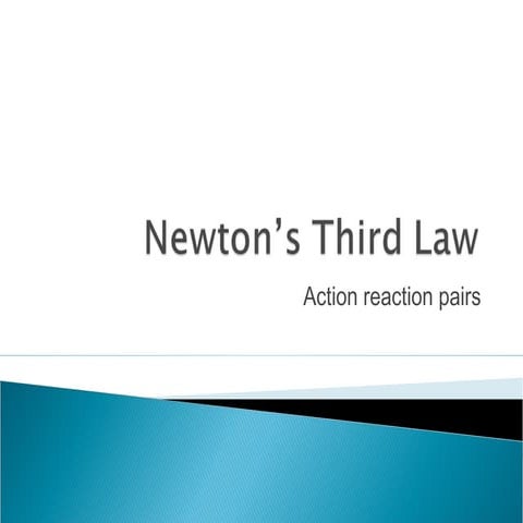 3rd Law Conceptual Notes | PPT