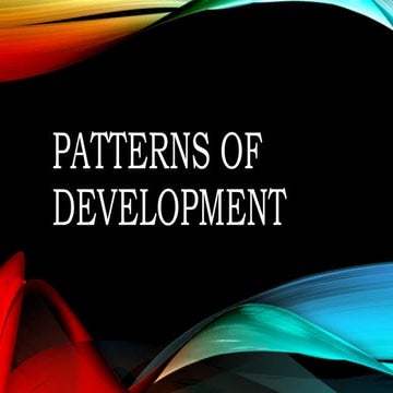 Reading and Writing-Patterns of Development | PPTX