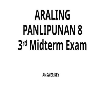 3rd Midterm Answer key ARALING PANLIPUNAN 8.pptx