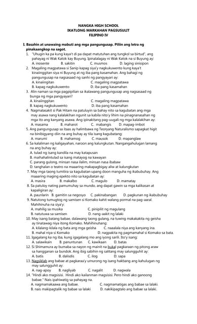 2nd Quarter Exam Fil 8.docx