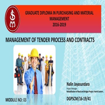 Tender Process | PPT