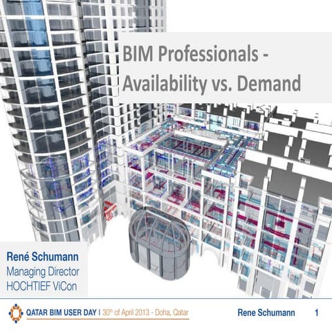 3rd Qatar BIM User Day - BIM Professionals - Availability vs. Demand | PDF