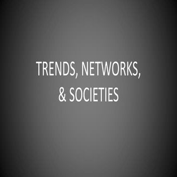 Third Quarter Trends, Networks, and Critical Thinking in the 21st ...