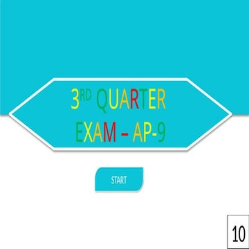 THIRD QUARTER EXAMINATION ARALING PANLIPUNAN | PPTX