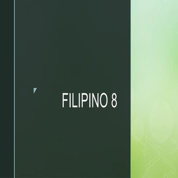 Pagbasa at Pagsusuri, Filipino 8 Quiz2.pptx