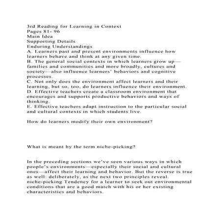 3rd Reading for Learning in Context Pages 81- 96Main IdeaSuppo.docx