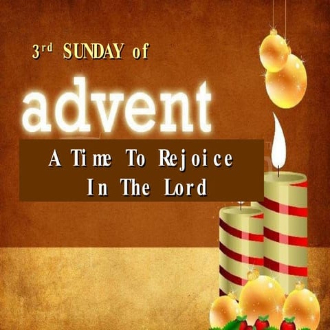 3rd Sunday Of Advent Year C | PPT